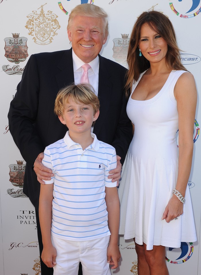 Barron Trump - najmłodszy syn nowego prezydenta USA - Dziecko