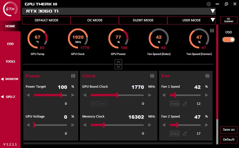 Asus GPU Tweak III to nowa aplikacja do podkręcania kart graficznych