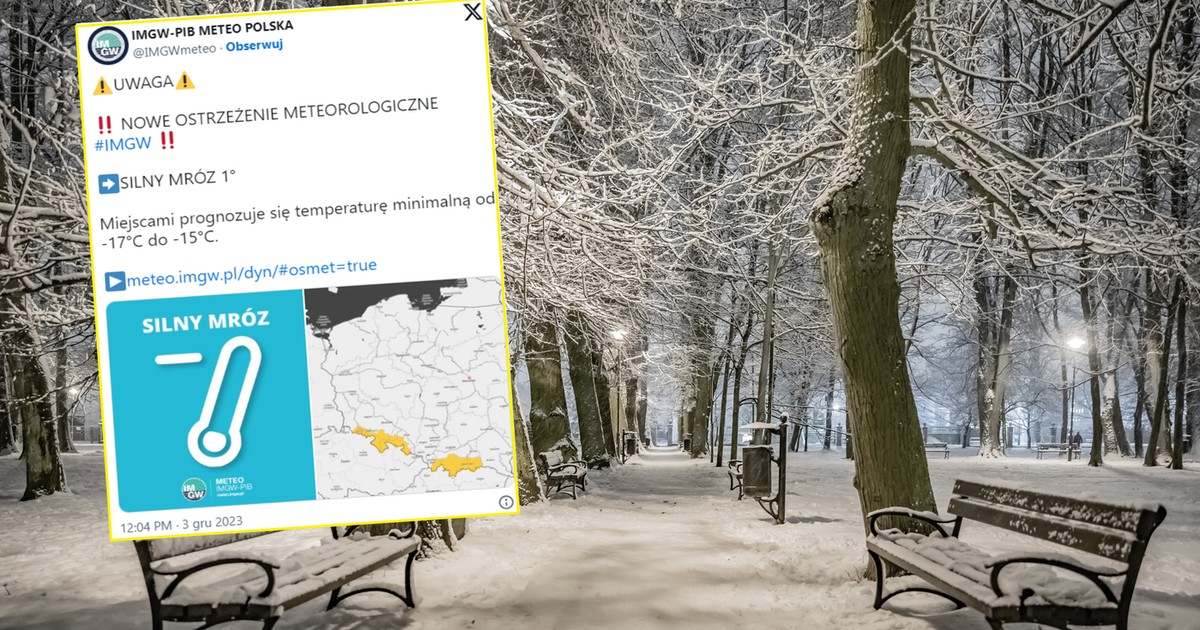 W nocy zima znów zaatakuje. IMGW ostrzega przed siarczystym mrozem ...