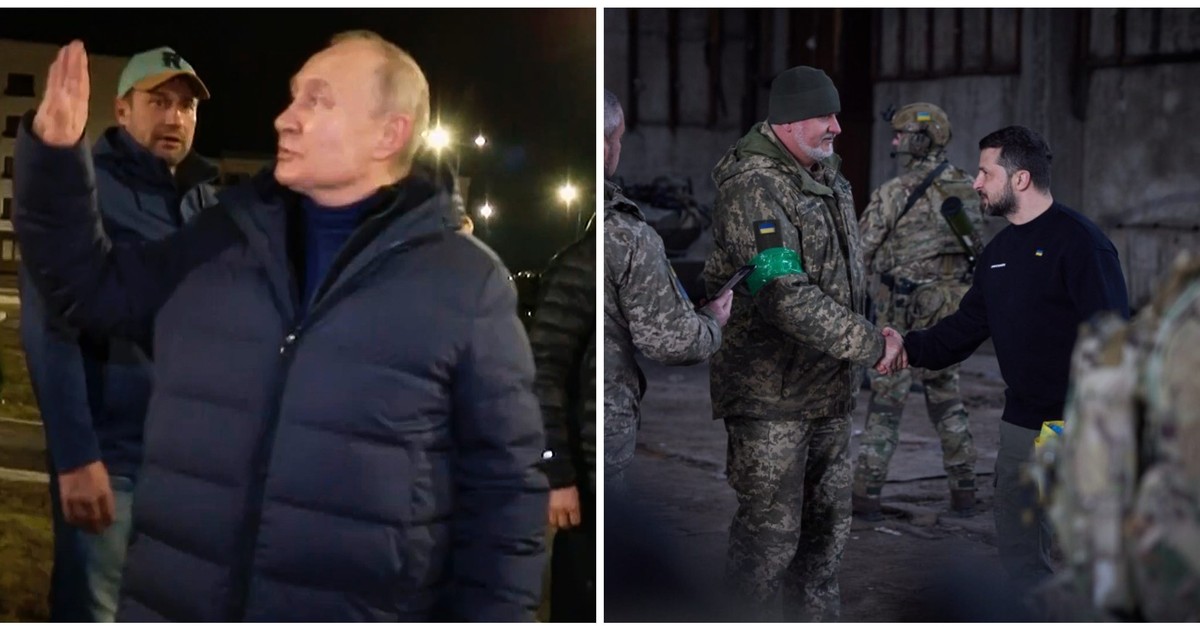 Days after Putin's dead-of-night trip to a city far from the front ...
