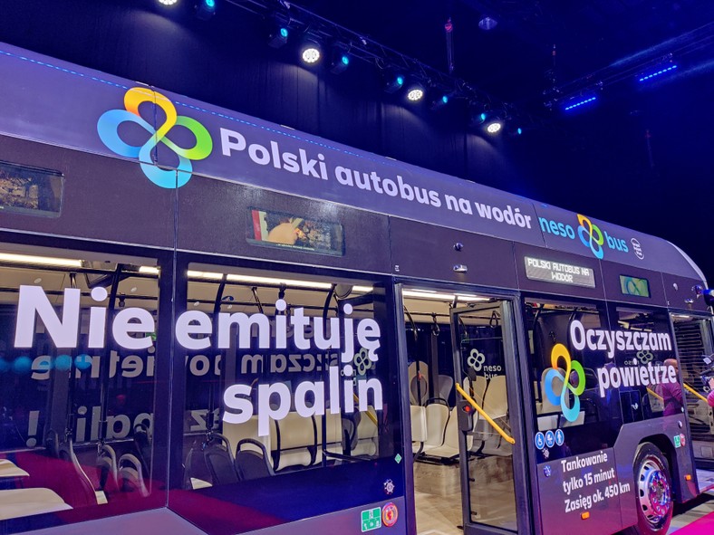 NesoBus: Pokazano polski autobus wodorowy. Będzie produkowany w Świdniku