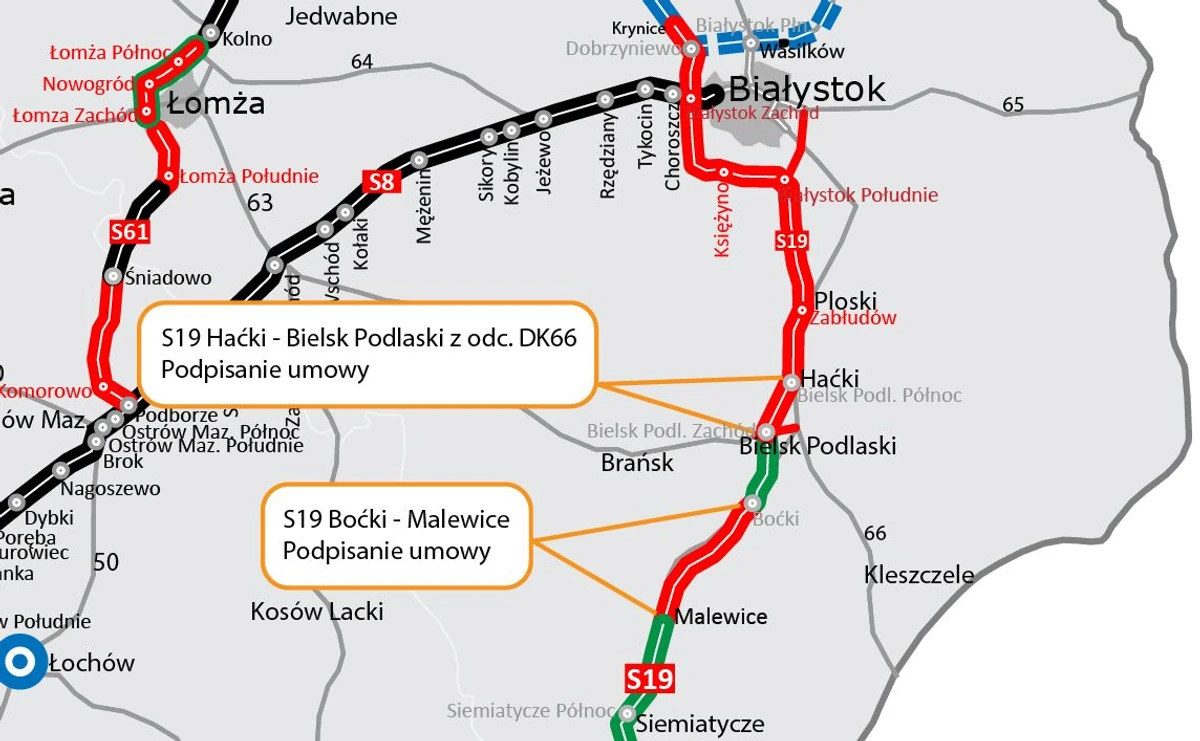 Via Carpatia S19 dłuższa o nowe odcinki. Z Podlasia ekspresowo na Słowację - Dziennik.pl