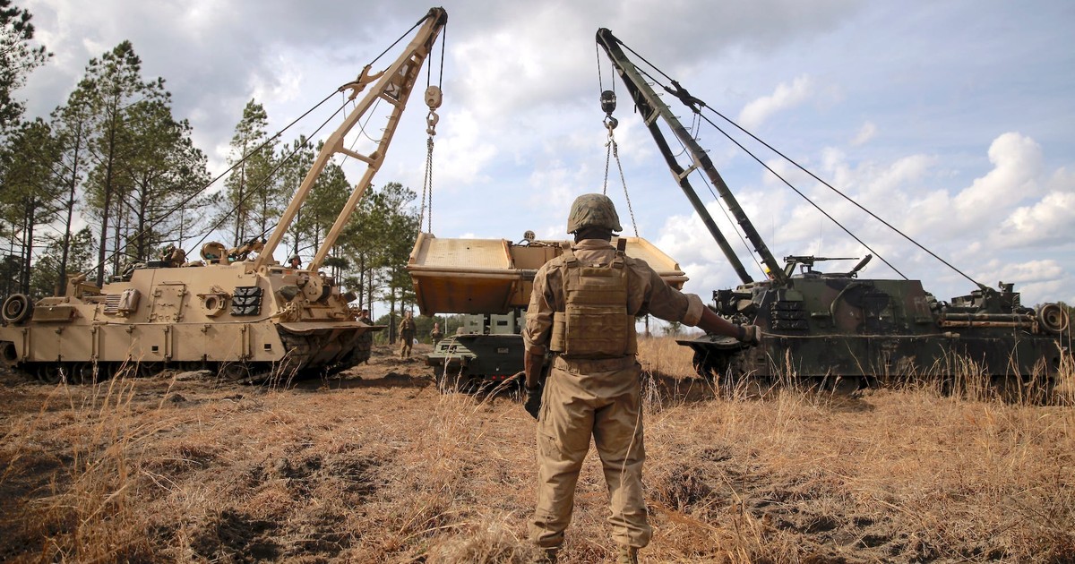 Ukraine is getting a new heavy-duty armored vehicle to haul its damaged ...