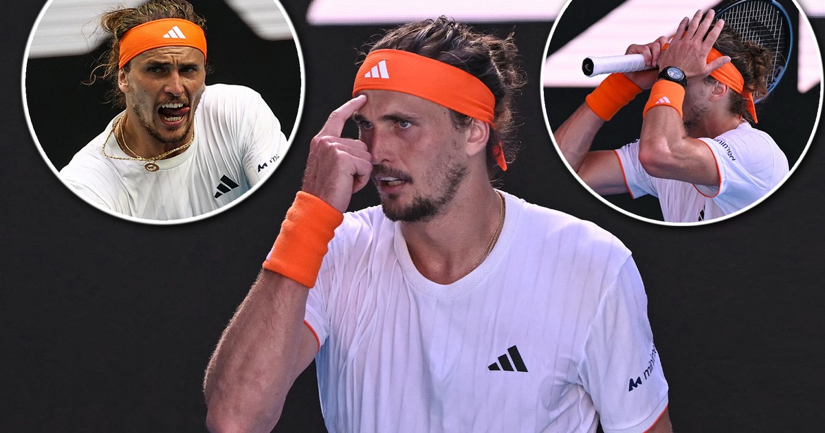 Australian Open: Alexander Zverev wściekły! Jego krzyki słyszał cały kort