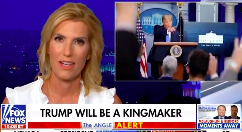 Fox News host Laura Ingraham advises Trump to accept defeat with 'grace ...