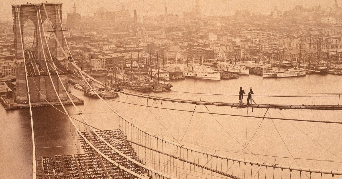 How the Brooklyn Bridge went from being a 'wild experiment' in ...