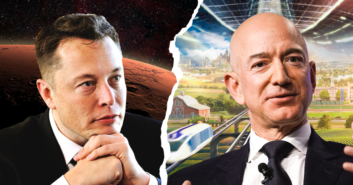 Elon Musk and Jeff Bezos have profound visions for humanity's future in ...