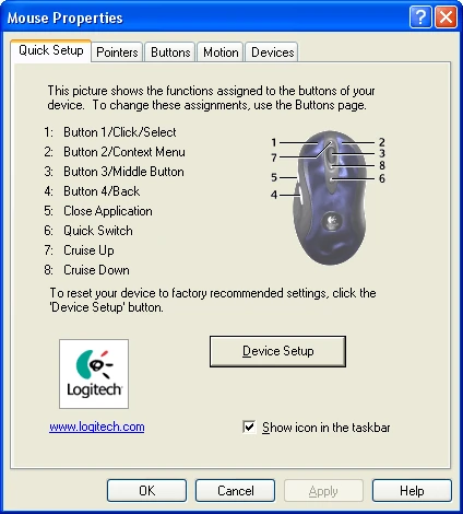 Logitech MX510 Performance Optical Mouse - mysz dla profesjonalnych graczy