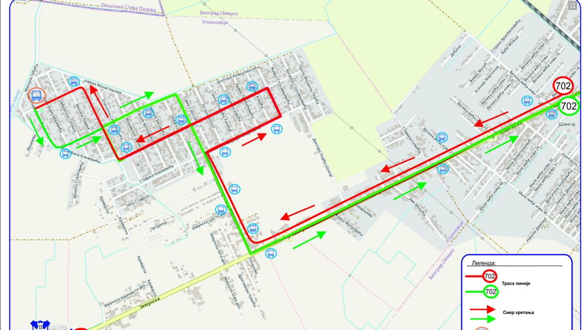 Produžava se linija 702 u naselju Busije - Blic