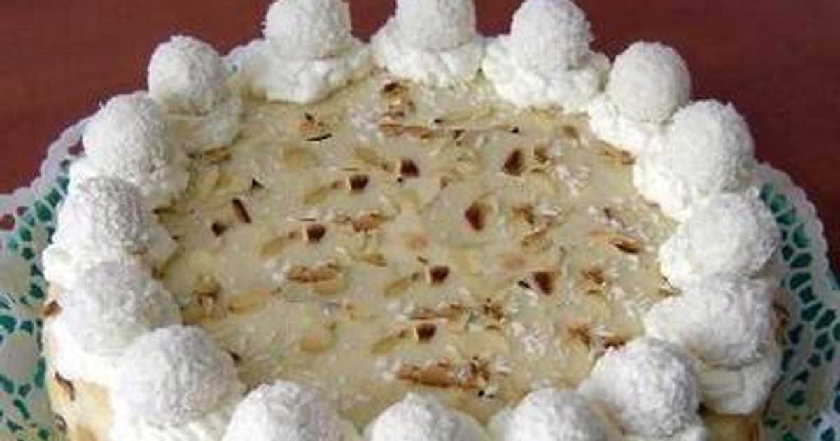 Raffaello torta recept