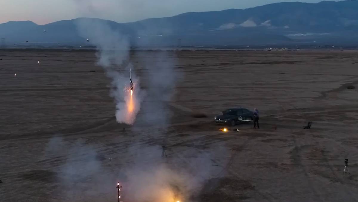 Youtuber jak Elon Musk. Twórca zaprojektował mniejszą wersję rakiety ...