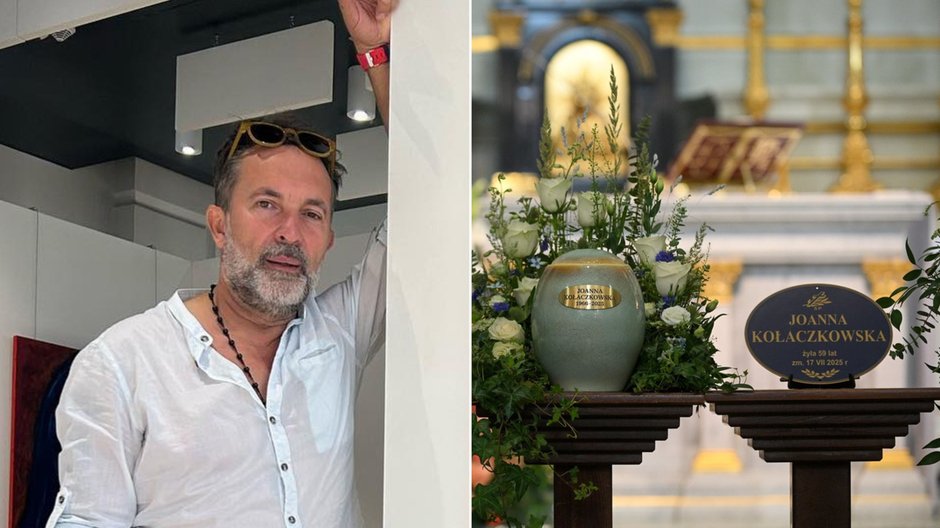 Dariusz Kamys z trudem przełykał łzy. Tak pożegnał Joannę Kołaczkowską ...