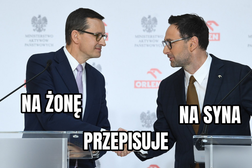Daniel Obajtek przepisał majątek na syna. Internet zareagował [MEMY] - Plejada.pl
