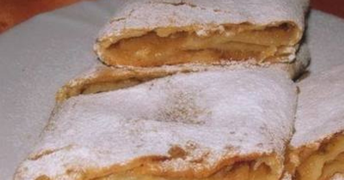 Almás tekercs recept