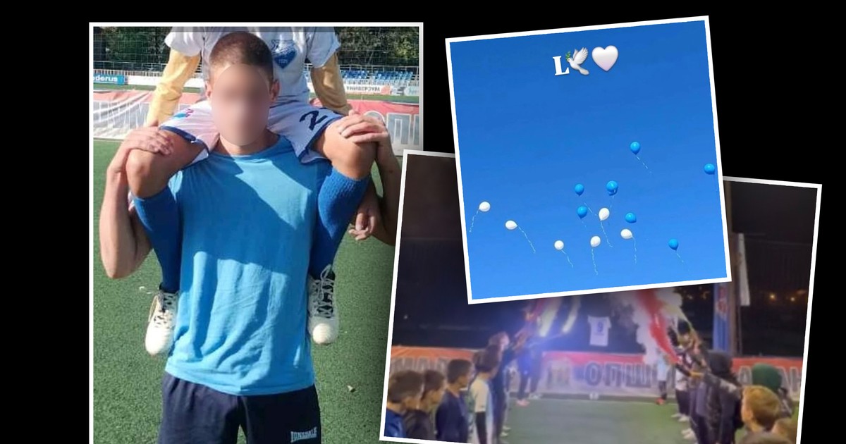 Ispraćaj Lazara (15) iz Aranđelovca koji je poginuo u teškoj saobraćajnoj nesreći: Saigrači ga ...