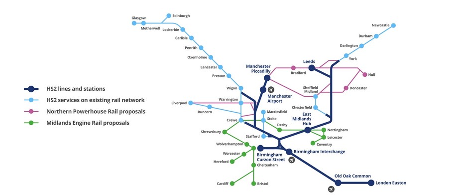 HS2 (High Speed 2) – budowa kolei dużych prędkości w Wielkiej Brytanii ...