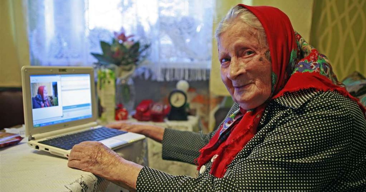Ta babcia ma 102 lata i szaleje na Skypie!
