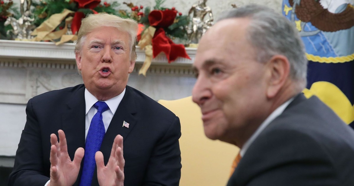Trump inexplicably told Chuck Schumer and Nancy Pelosi that Mexico ...