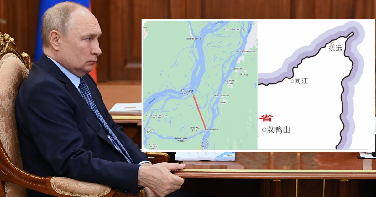 Chiny pokazały nową mapę swojego kraju. Może się nie spodobać Putinowi ...
