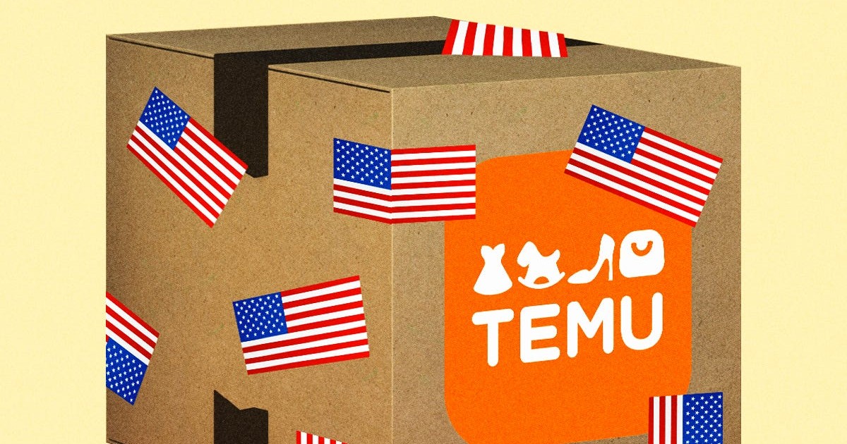 I placed my first Temu order since Trump's tariffs. Maybe this is going ...
