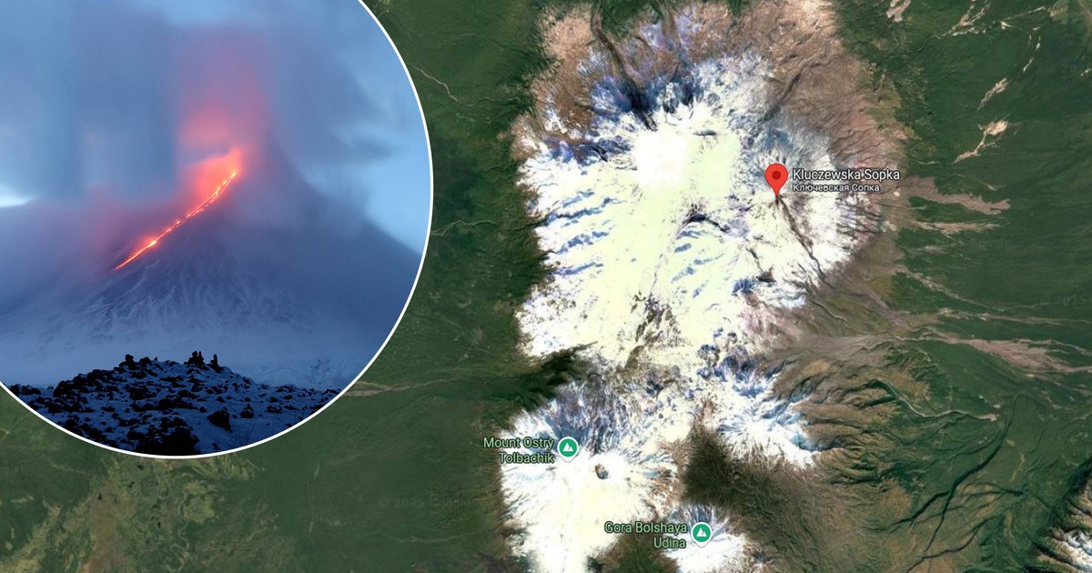 Erupcja wulkanu na Kamczatce. Słychać eksplozje. Płynie lawa