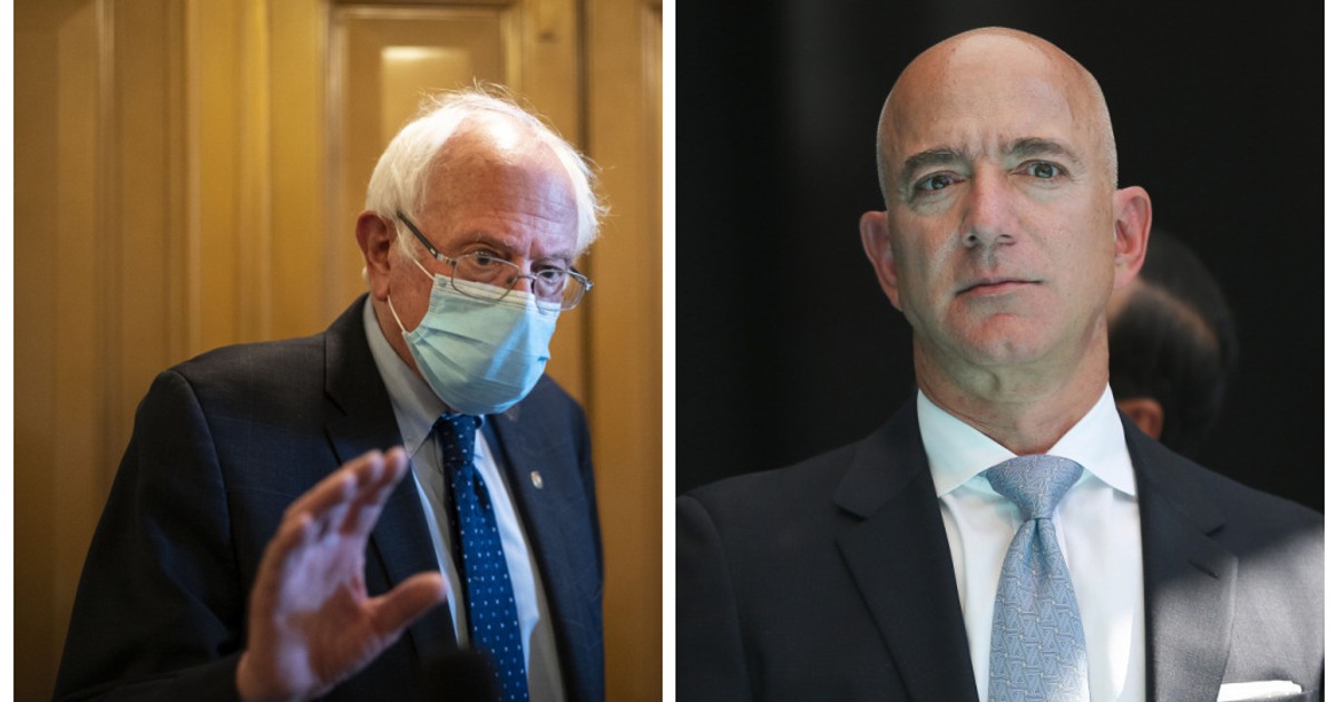Bernie Sanders kontra Jeff Bezos. Stawką 10 mld dol. na projekt kosmiczny