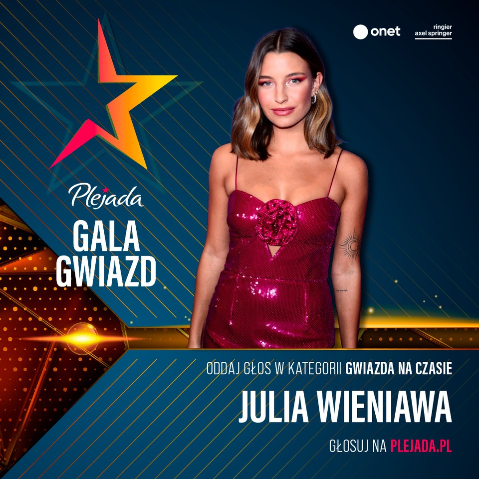 Julia Wieniawa nominowana do Gwiazd Plejady 2024. Co zrobić, aby ...