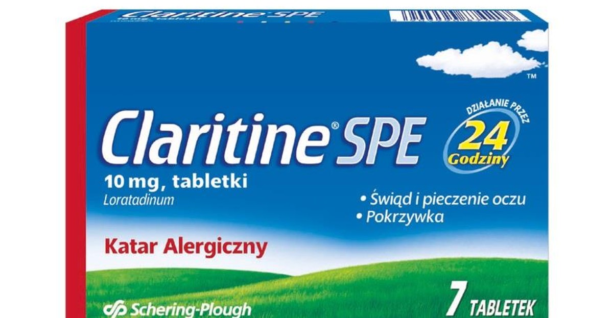 Claritine SPE - skład, działanie, dawkowanie, działania niepożądane