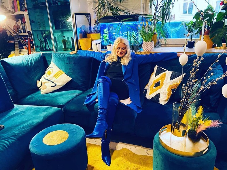 Maria Sadowska pokazała, jak mieszka. Jej dom ma "szalone wnętrza ...