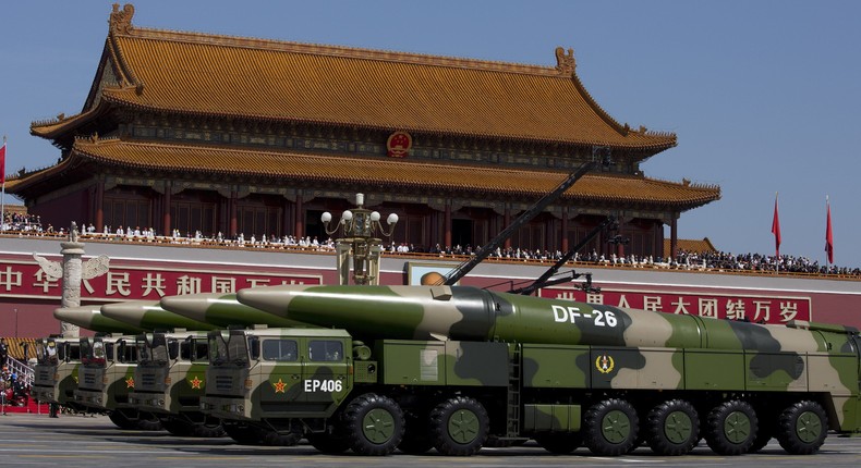China could strike far more than just flattops with its growing arsenal ...