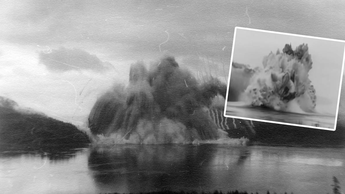 Wysadzili w powietrzę całą górę. Oto jedna z największych eksplozji w ...