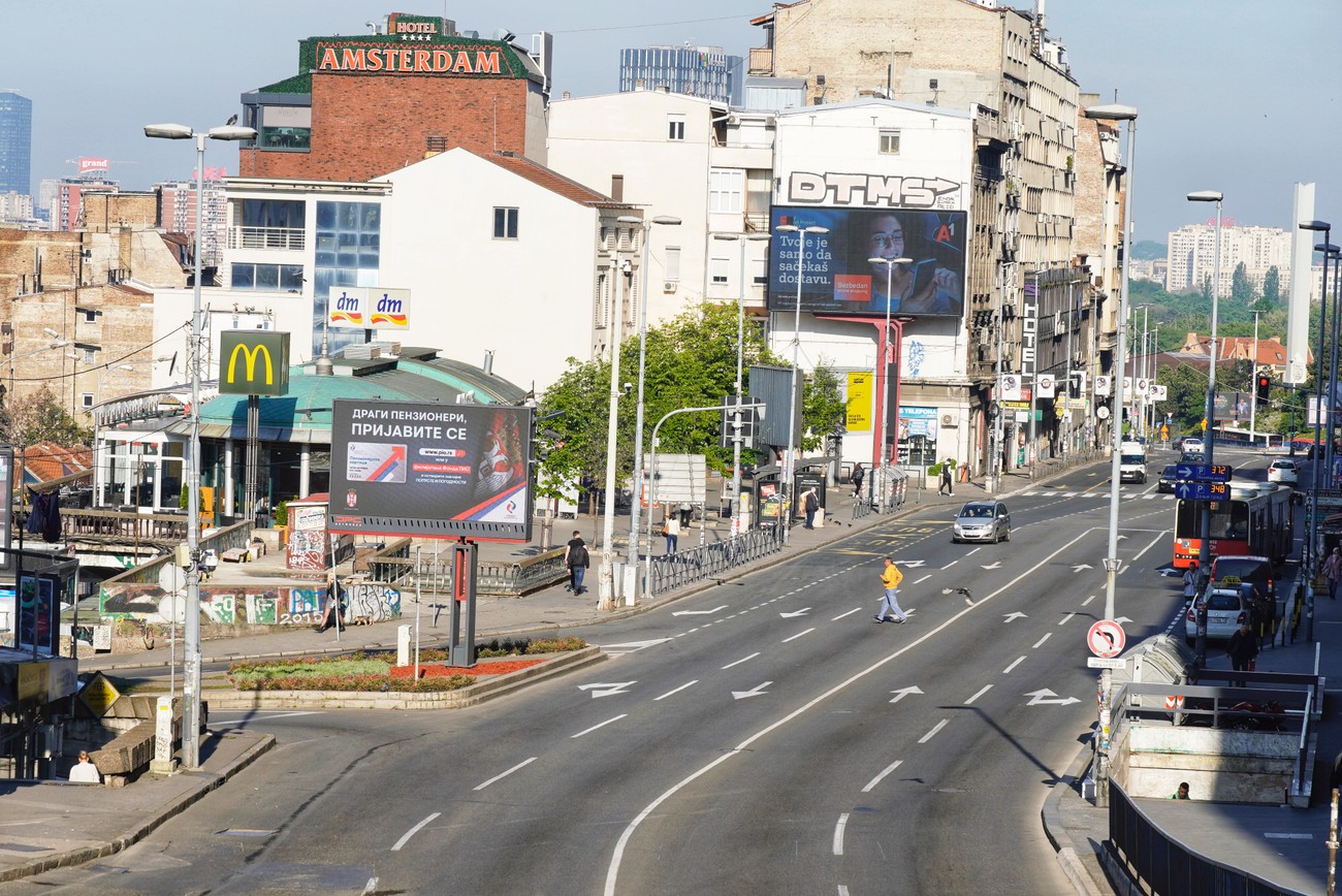 Sablasno prazan Beograd za Prvi maj, puste ulice, autobusi prazni - Blic