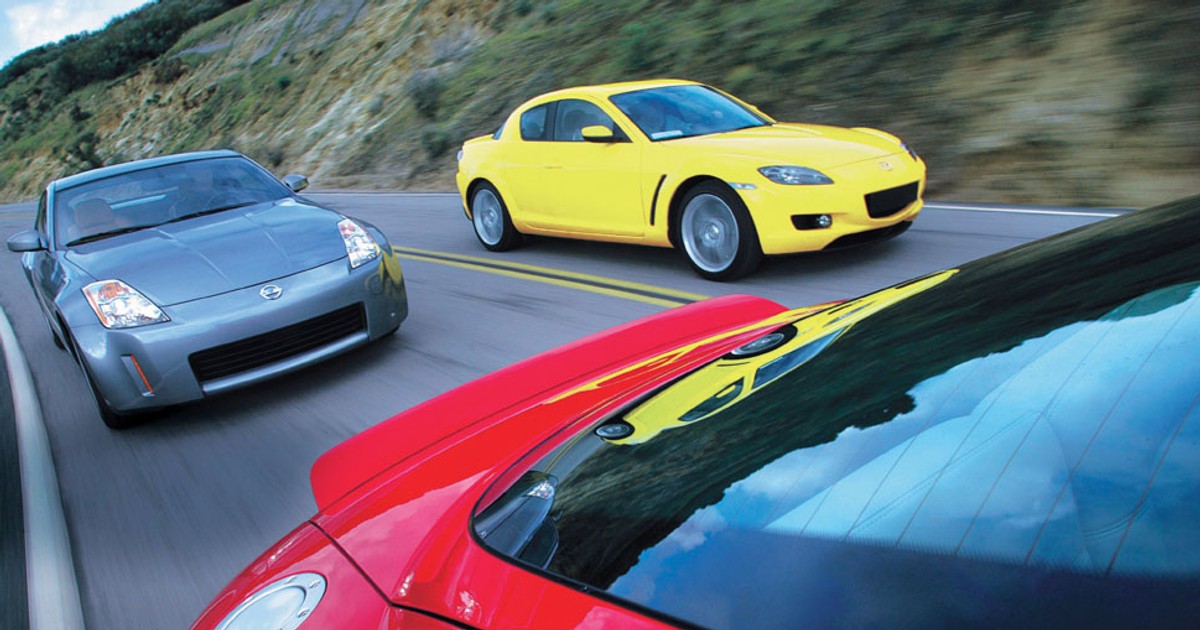 Audi TT kontra Mazda RX-8, Nissan 350Z: Fantazja wymaga kasy