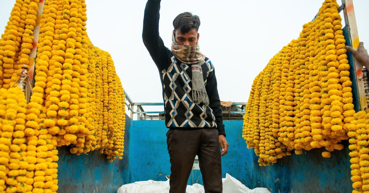 How turning flower waste into natural dyes can reduce pollution ...