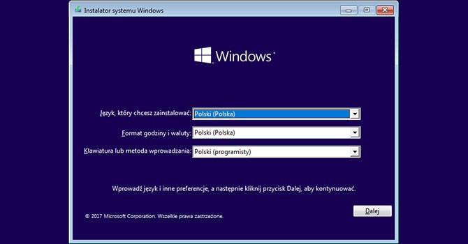 Instalacja, reinstalacja i naprawa Windows 10