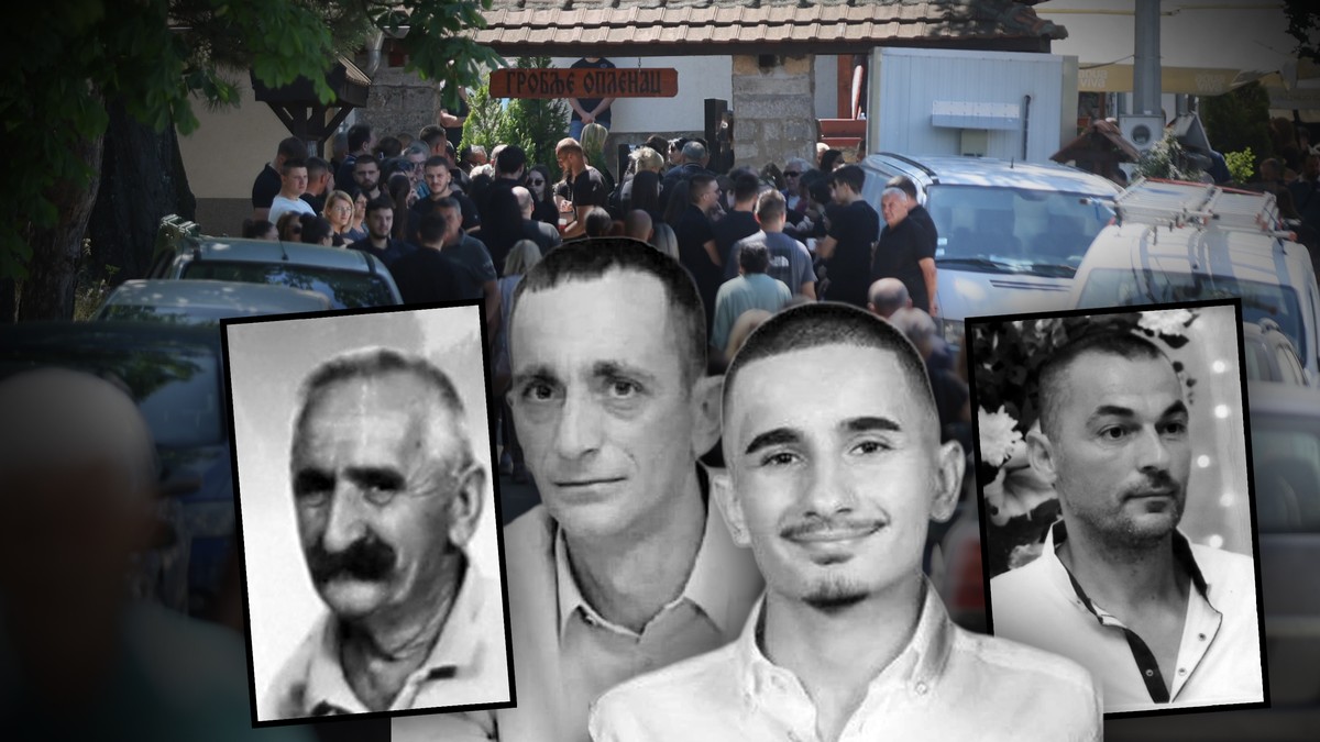 Tragedija kod Topole: Sahrana porodice Jokić koja se ugušila u ...