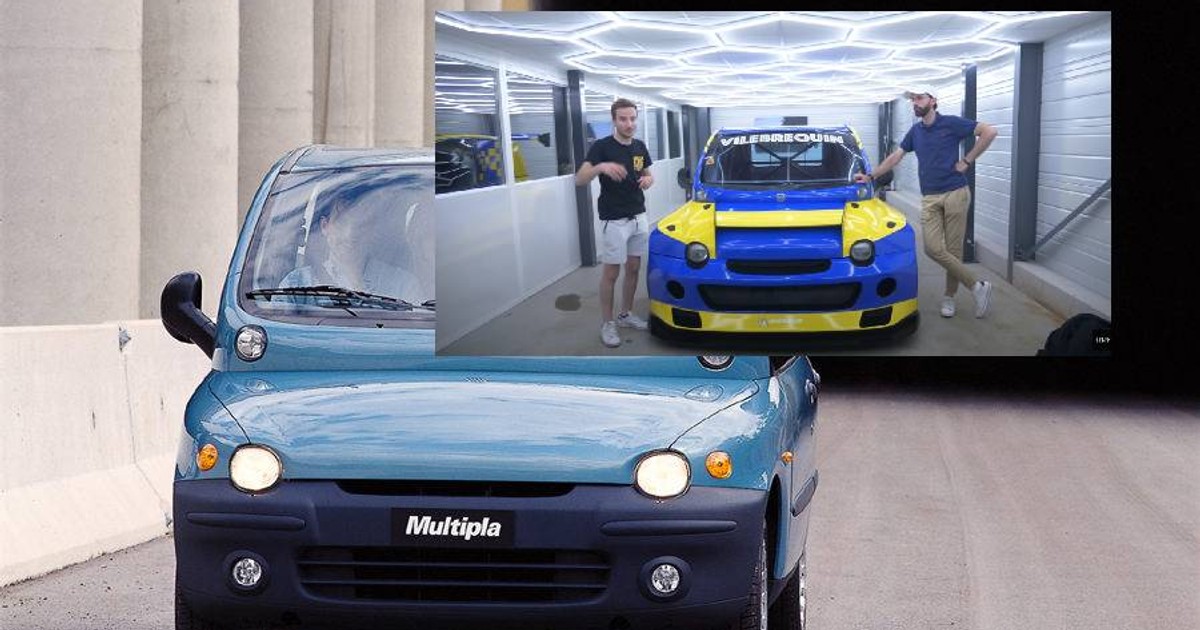 Fiat Multipla: youtuberzy przerobili rodzinnego minivana na 1000-konny ...