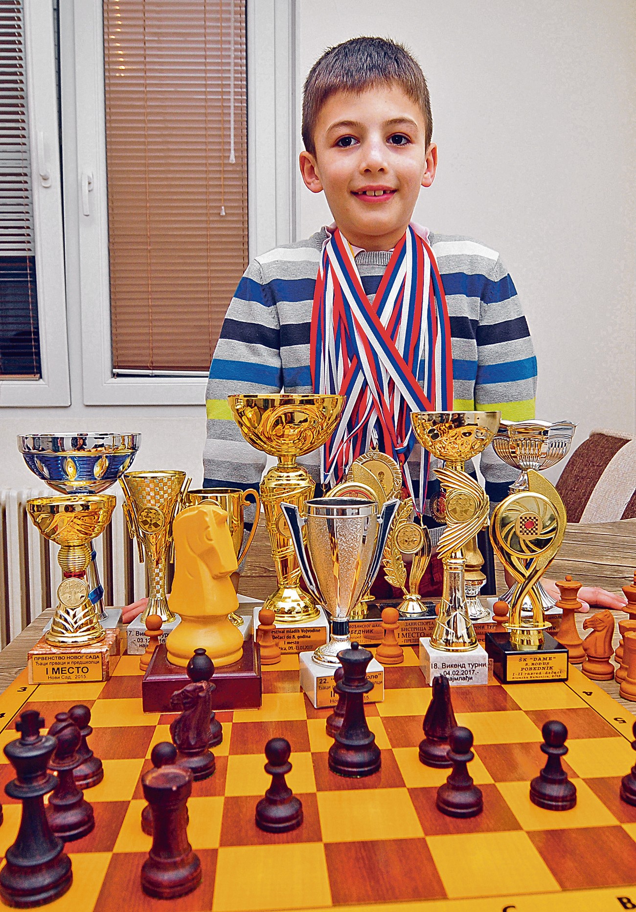 “SANJAM DA MATIRAM PRVAKA SVETA” Mali Novosađanin (7) treći šahista na ...