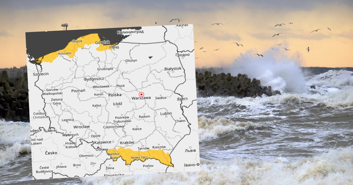 Niż Queenie przyniesie niebezpieczną pogodę w Polsce. Alerty IMGW [MAPY ...