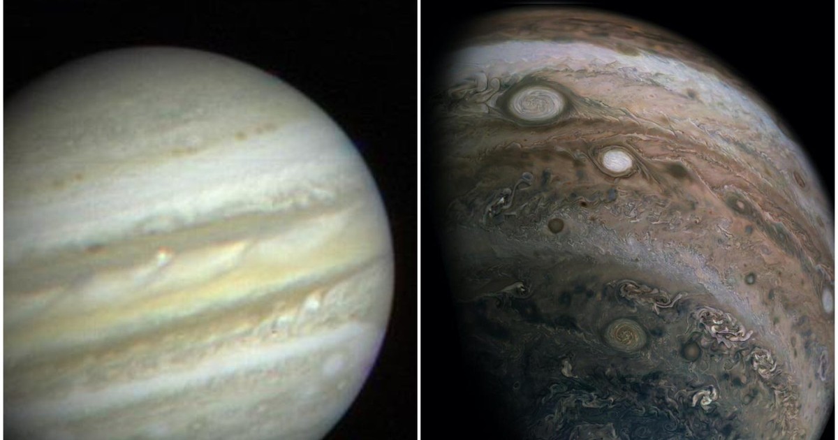 45 years ago, NASA's Voyager spacecraft flew past Jupiter. See how the ...