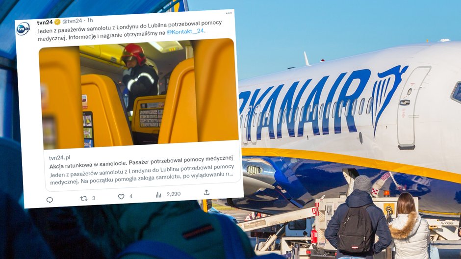 Dramatyczne chwile podczas lotu do Lublina. "Wszyscy wpadli w panikę" - Lublin