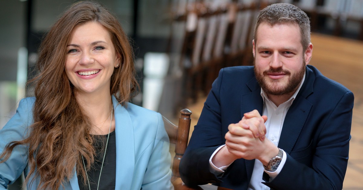 Nowożeńcy Wanda Buk i Janusz Cieszyński. Buk zarabia lepiej od męża!