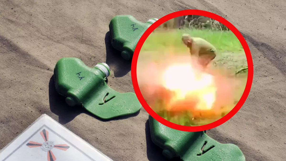 Ukraińcy rozbrajają rosyjskie miny... sztachetami. Zobaczcie wideo