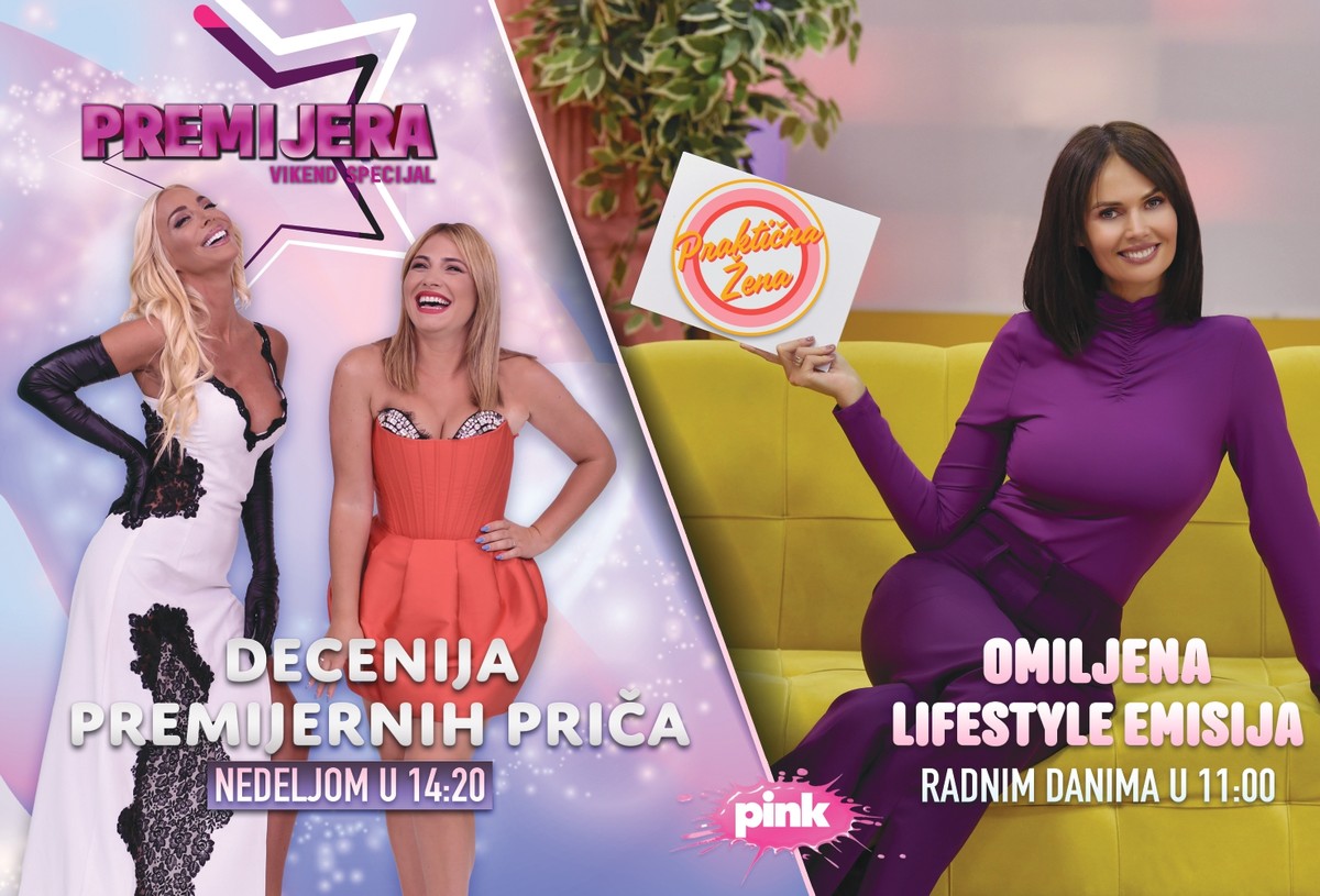 Na TV Pink zabava traje cele nedelje! Nikad ekskluzivnije priče o poznatima sutra u ’Premijera ...