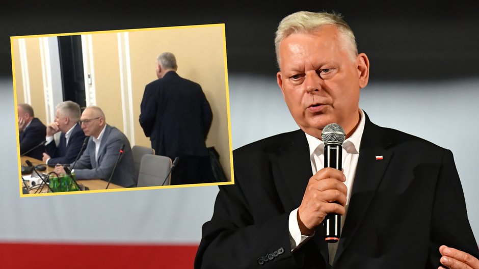 Marek Suski nagle wybiegł z posiedzenia. "Tylko się pan ośmiesza" [WIDEO] - Wiadomości