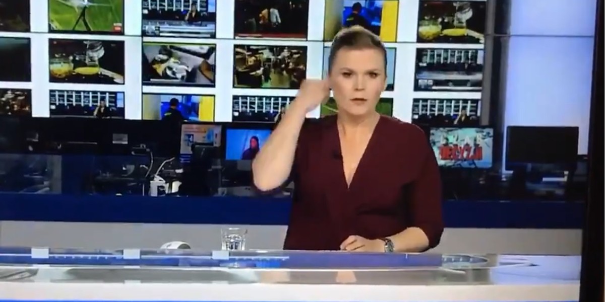 Wpadka prezenterki TVN24. "Przyłapali mnie państwo" - Kobieta