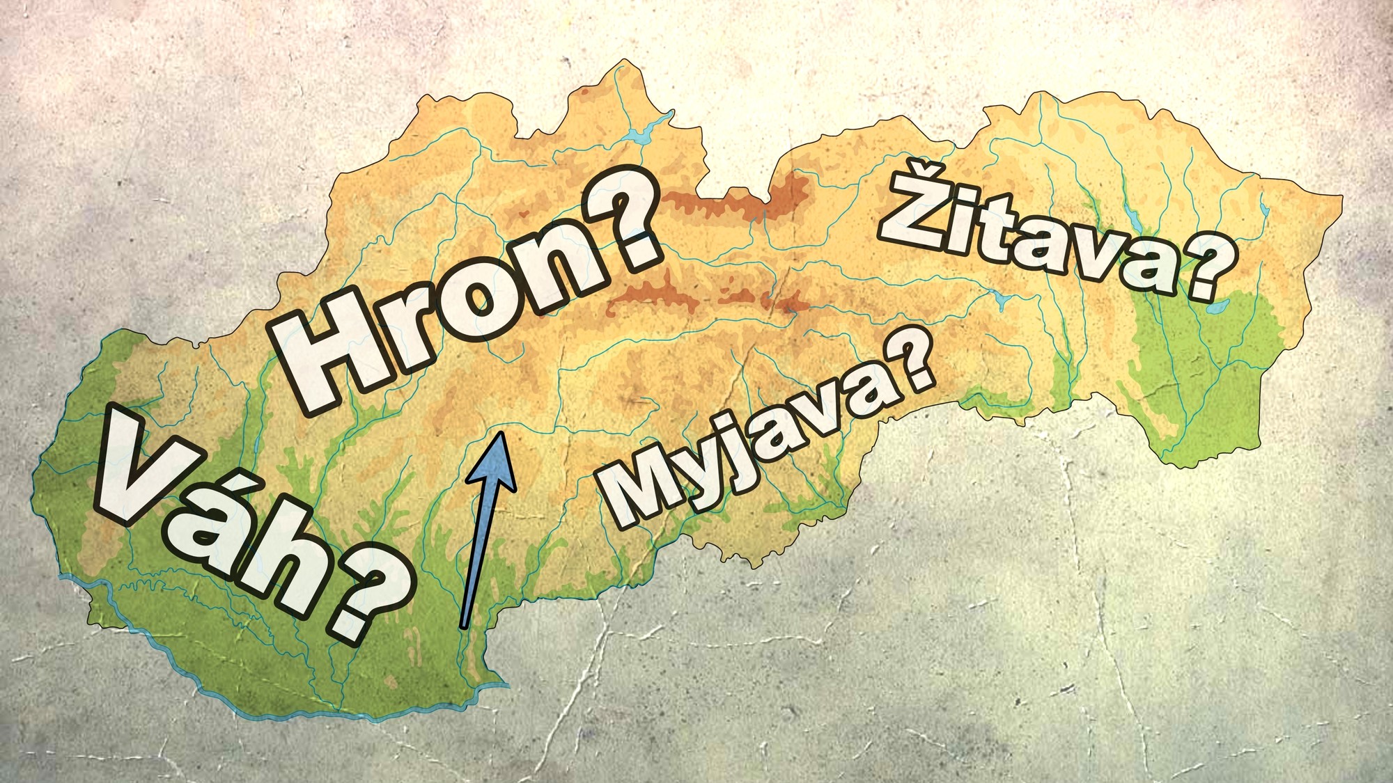 Slepá mapa: Ako dobre poznáte slovenské rieky? Ukážte svoje vedomosti z ...