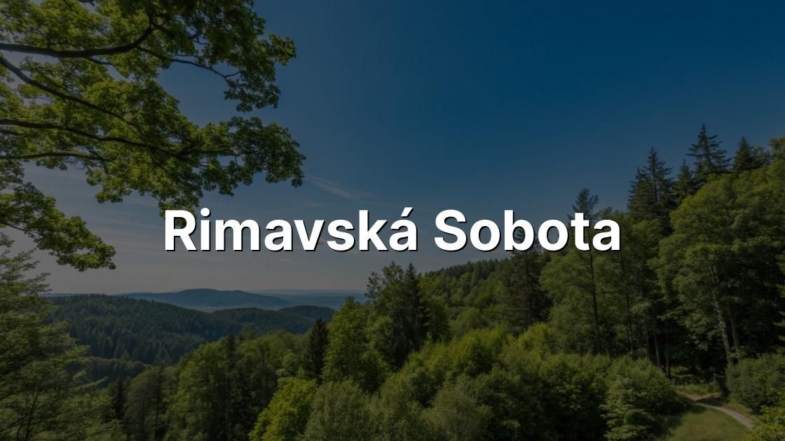 Predpoveď pre Rimavská Sobota: Aké bude počasie? (20. 10. 2025) | Azet ...