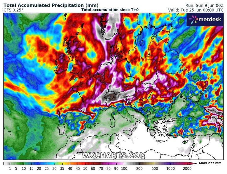 Zbliża się letni europejski monsun. Był przyczyną dwóch wielkich ...