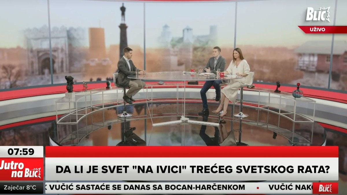 Počinje Jutro na Blic: Da li je svet na ivici sukoba? - Blic